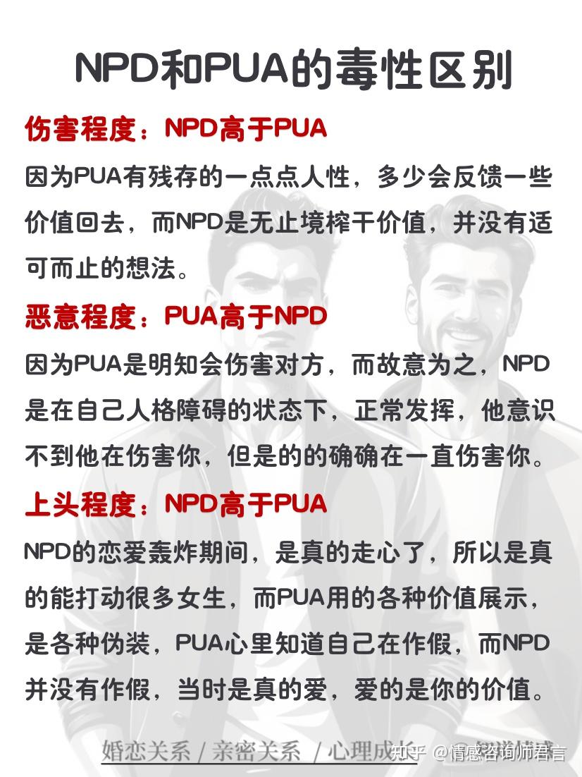 NPD和PUA到底谁更毒 两者的3个相似和区别 - 知乎