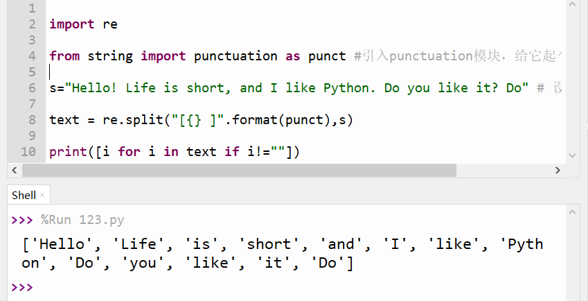 python 中如何将句子拆分为单词？ - 知乎