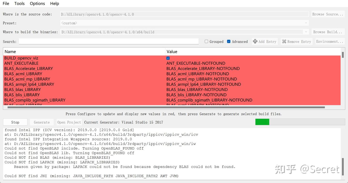 OpenCV+OpenCV_contrib编译 - 知乎