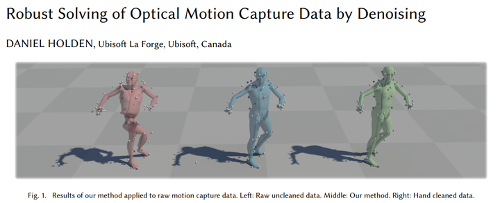 [论文整理]动捕数据去噪：Robust Solving of Optical Motion Capture Data by Denoising - 知乎