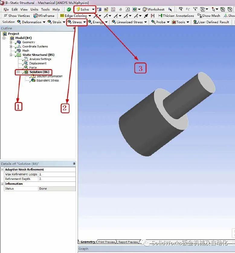 solidworks怎么使用workbench进行静力分析? - 知乎