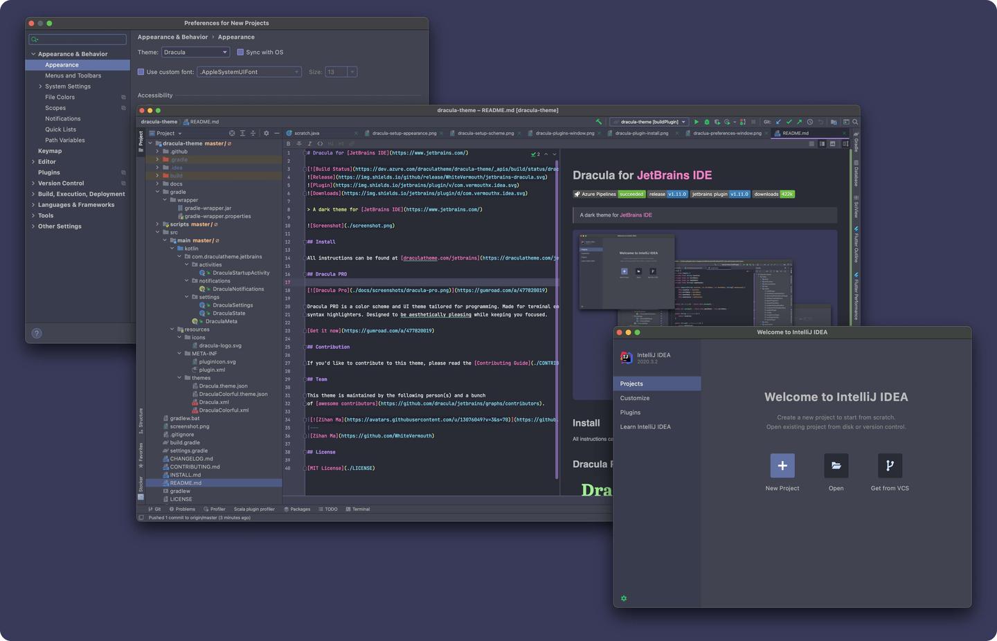 IDE暗黑主题推荐-Dracula - 知乎