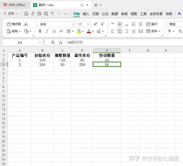 Excel 绝对值怎么求？ABS 函数用法详解 - 知乎