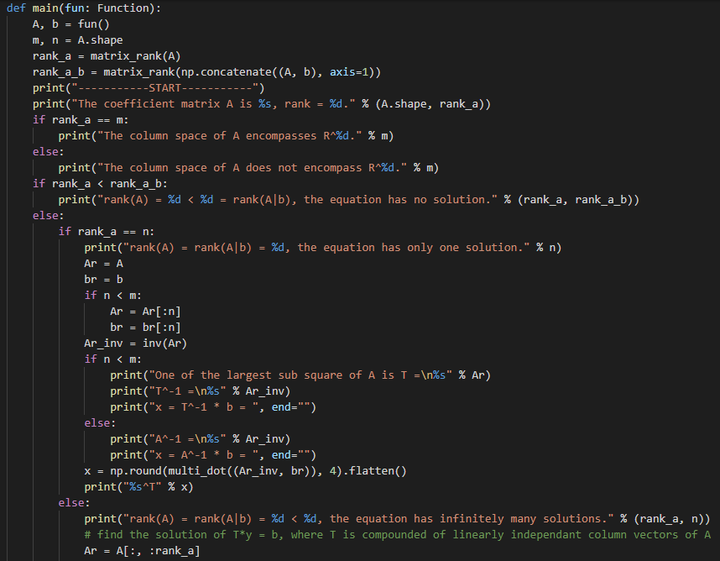 [Python3]实线性方程组求解算法实现 - 知乎