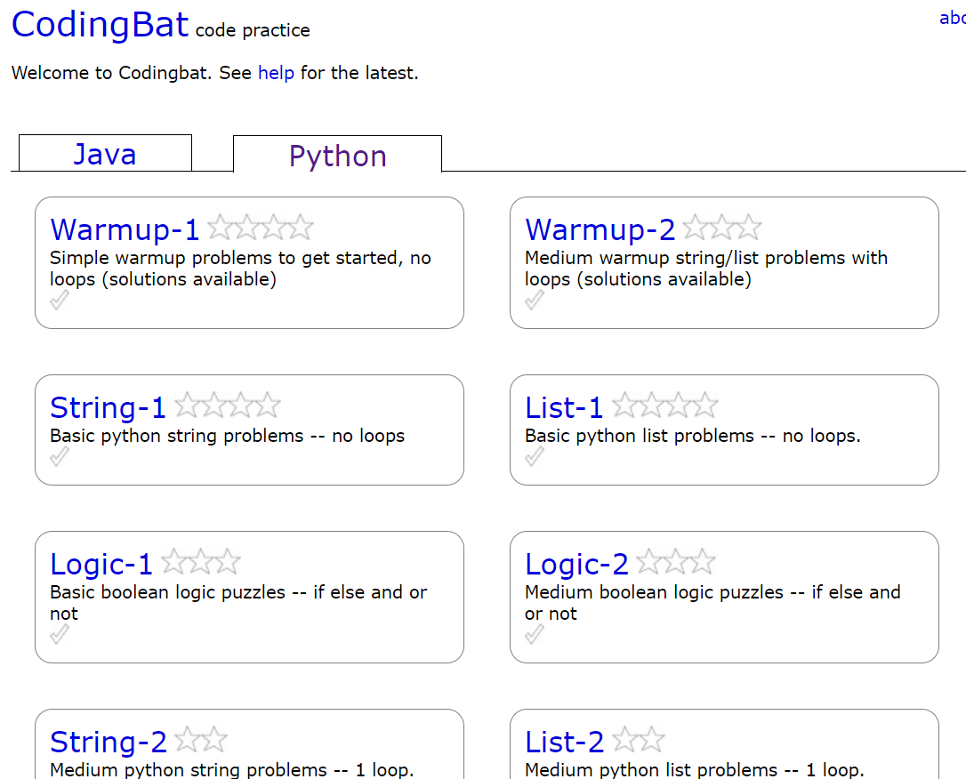 有没有适合新手练习 Python 的做题类网站？ - 知乎
