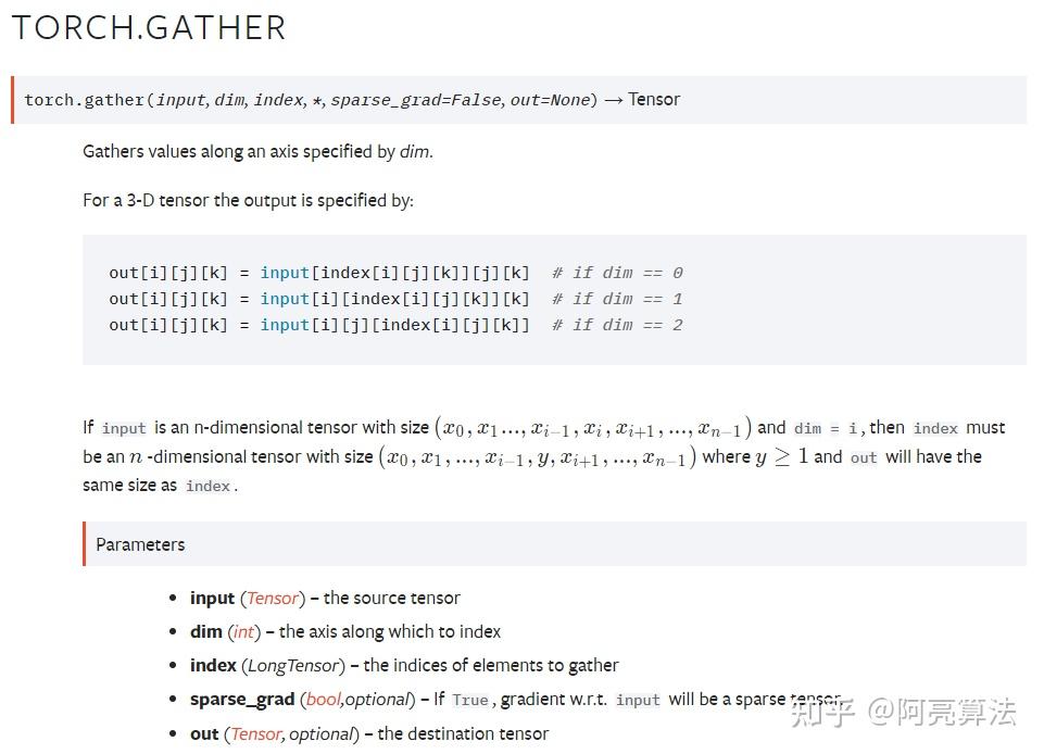 图解PyTorch中的torch.gather函数 - 知乎
