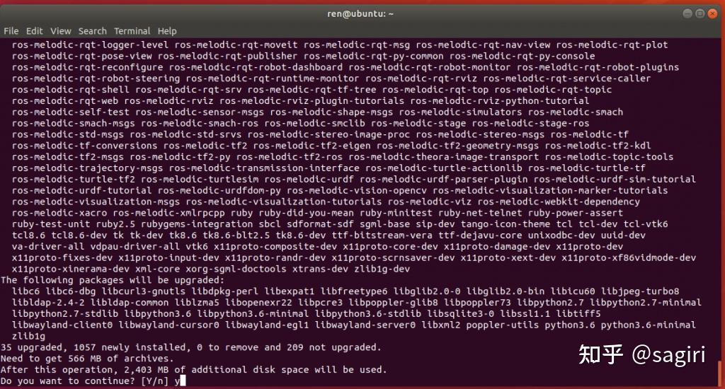 虚拟机Ubuntu18.04安装ROS Melodic（带图及代码详细教程2022.10.10） - 知乎
