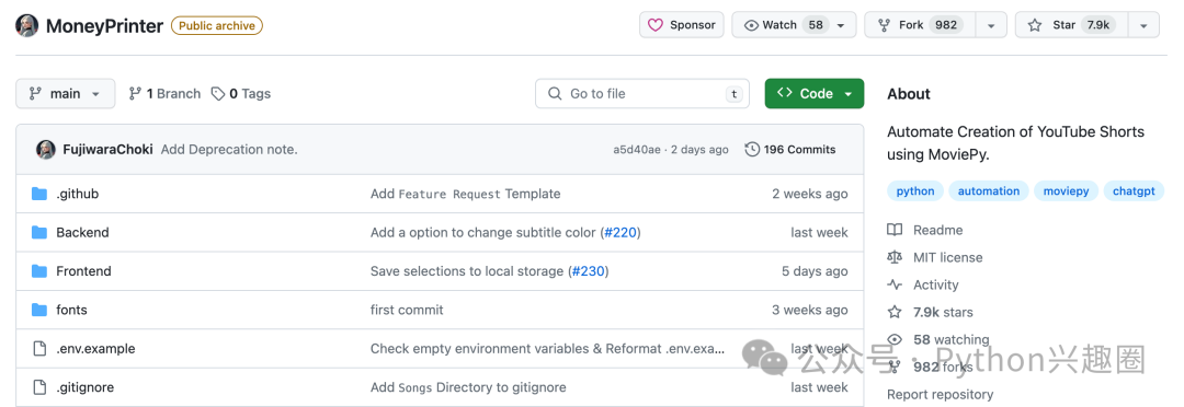 7.9K Star！Money Printer：一款可以自动创建带有配乐及字幕的短视频工具！ - 知乎