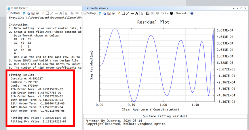 利用zemax的ZPL进行非球面拟合 - 知乎