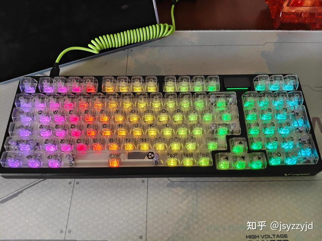 量产即满配——雷柏V700DIY-98三模键盘上手 - 知乎