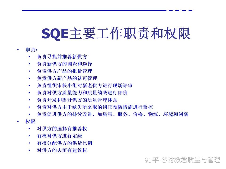 SQE如何做好供应商管理？ - 知乎