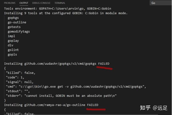 Vscode配置安装Golang开发环境 - 知乎