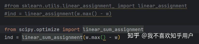 from sklearn.utils.linear_assignment_ import linear_assignment 错误 - 知乎