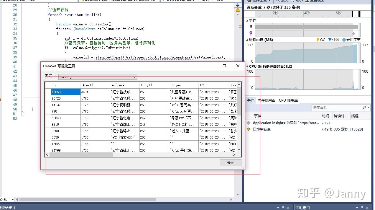 .net C# List转换成为DataTable - 知乎