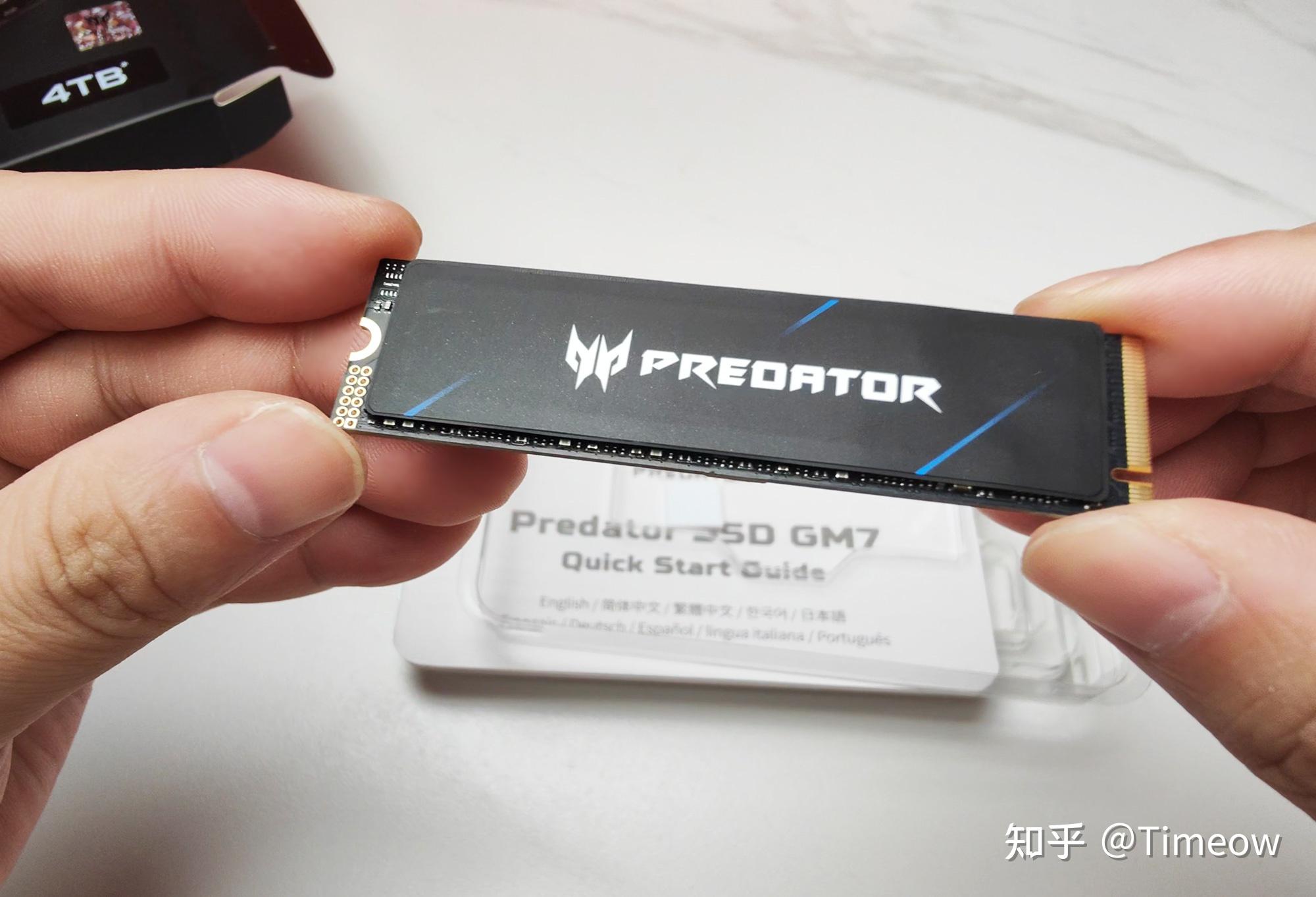 千元预算买4T大容量高端固态硬盘？宏碁掠夺者GM7 SSD评测体验分享 - 知乎