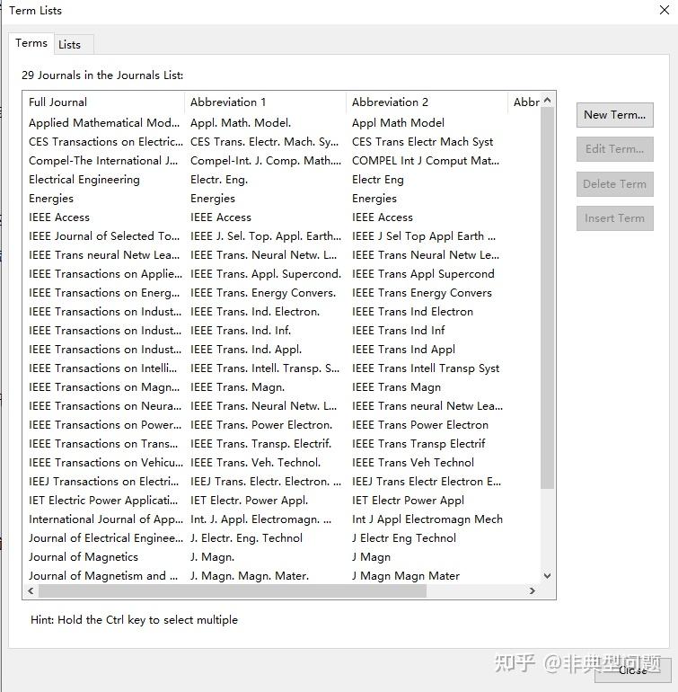 Endnote-IEEE参考文献格式-期刊文章 - 知乎