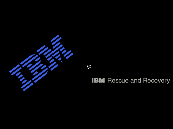 穿越时间·IBM Rescue and Recovery的恢复画面与功能限制 - 知乎