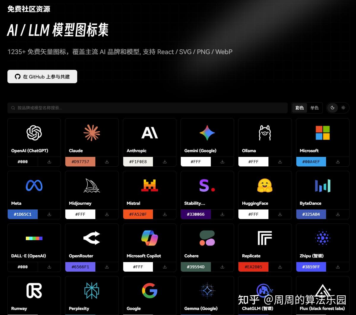 AI / LLM 模型图标集 - 知乎