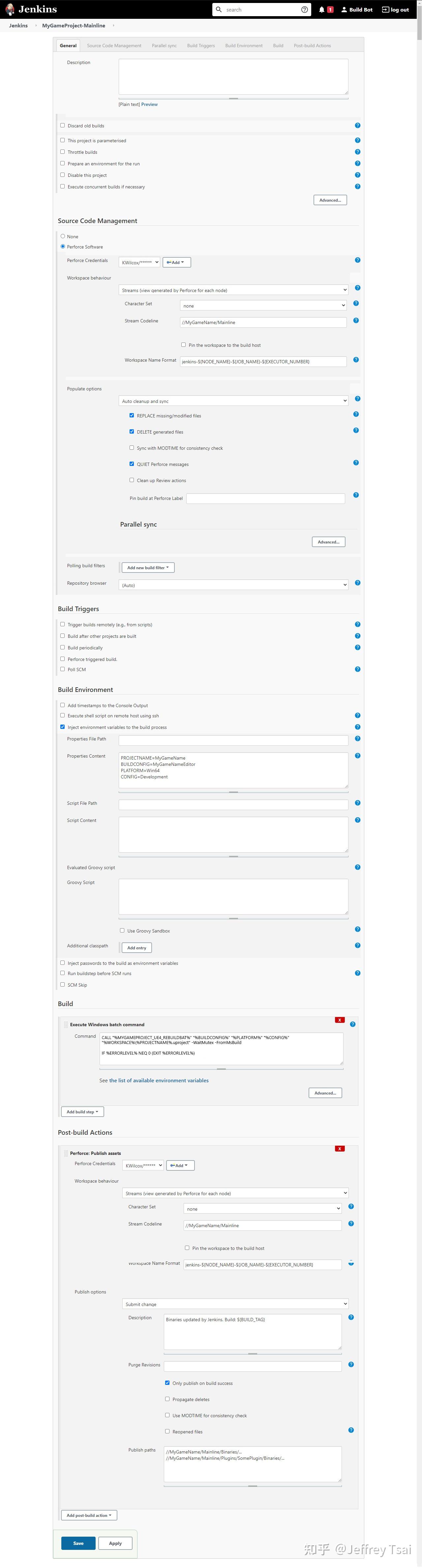 UnrealEngine在Jenkins&Perforce流水线示例（翻译） - 知乎
