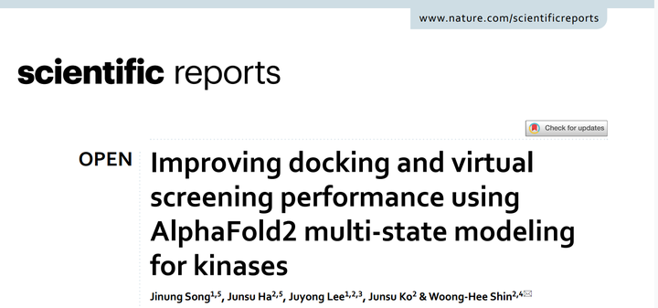 2024-使用 AlphaFold2 多状态建模提升激酶对接和虚拟筛选性能 - 知乎