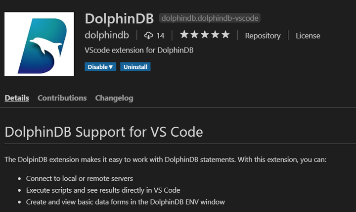 DolphinDB VS Code插件发布 - 知乎