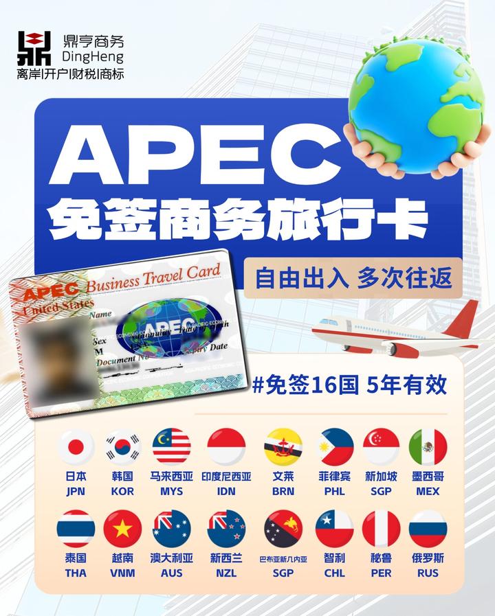深度解读APEC商务旅行卡：一卡在手，5年通行无忧，免签畅游16国 - 知乎