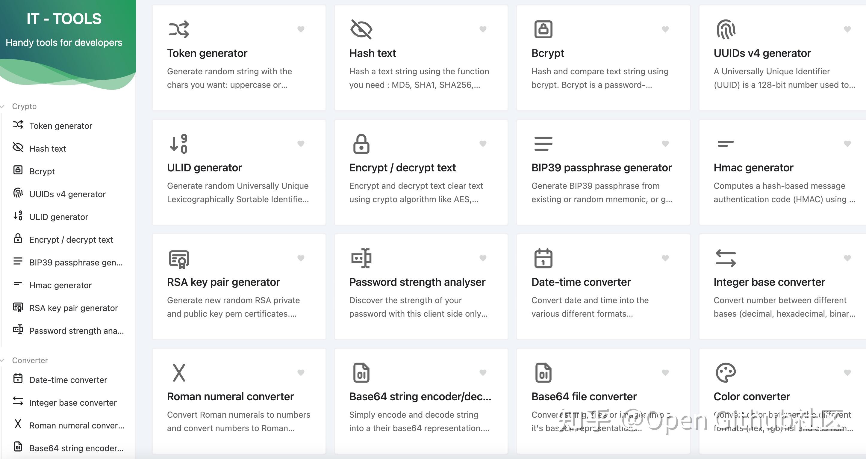 一个标星5.3k⭐开发人员的在线工具集:it-tools - 知乎