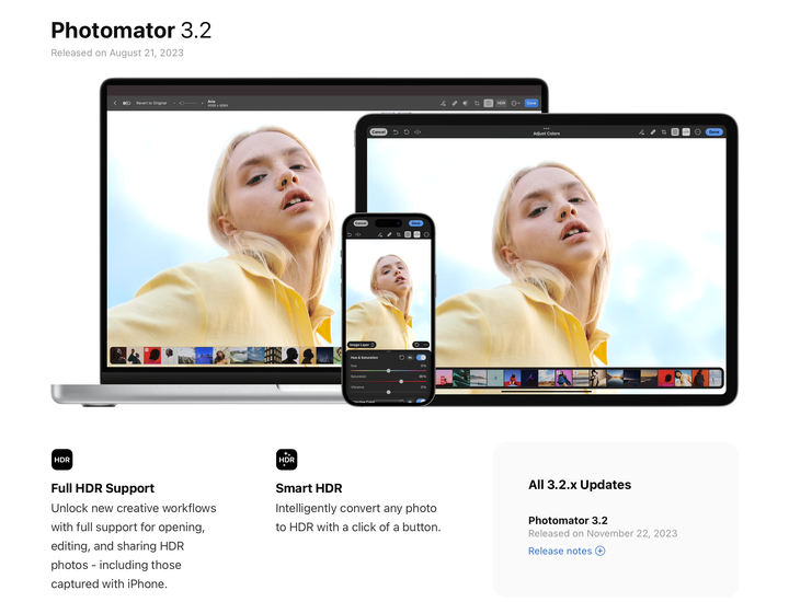 Photomator 3.2 更新支持全流程HDR图片编辑 - 知乎