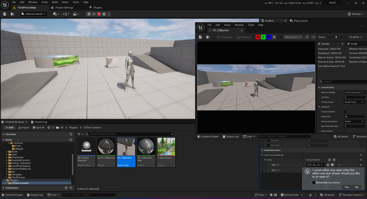 UE5 使用Compute Shader加速模糊 - 知乎