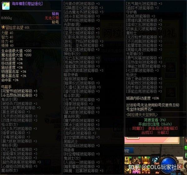 DNF：白嫖3级BUFF称号，0706版本活动奖励食用指南 - 知乎