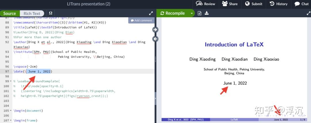 我用LaTeX做的PPT首页｜Overleaf太方便了 - 知乎