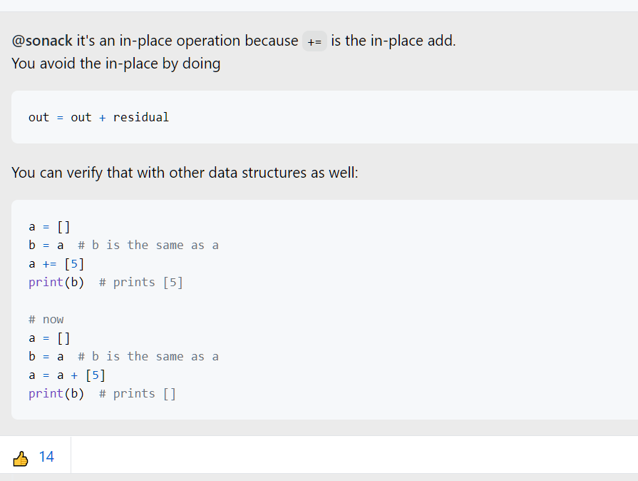 ReLU 的inplace操作: 省显存, 但要谨慎用 - 知乎