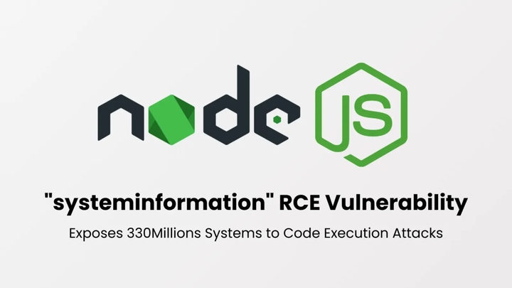 Node.js 严重漏洞使数百万系统面临 RCE 攻击 - 知乎