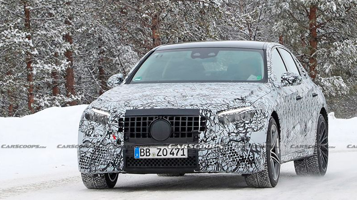 挡着标我也知道你是奔驰啊 AMG E53e谍照 - 知乎