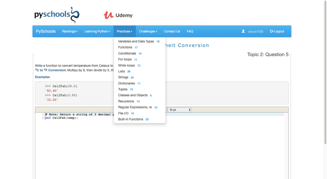 有哪些 python 的在线练习题或编程挑战的网站？ - 知乎