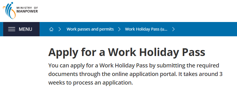 2023年最新攻略！新加坡工作度假（Work Holiday Pass, WHP）签证申请完全攻略！ - 知乎