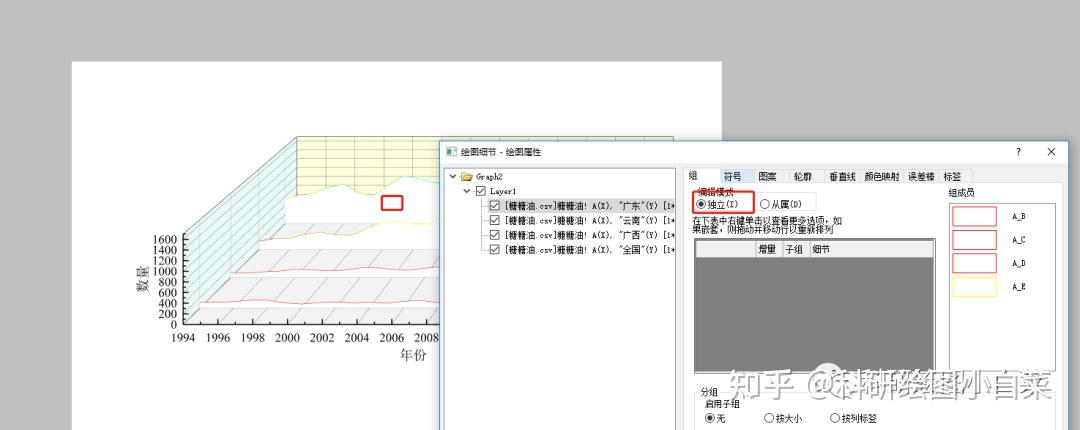 请问用matlab怎么出这种类似origin的3d瀑布图？ - 知乎