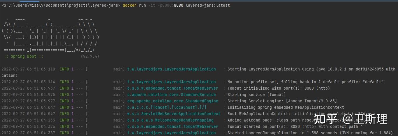 Spring Boot官方推荐的Docker镜像编译方式-分层jar包 - 知乎