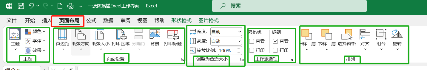 一张图搞懂Excel工作界面 - 知乎