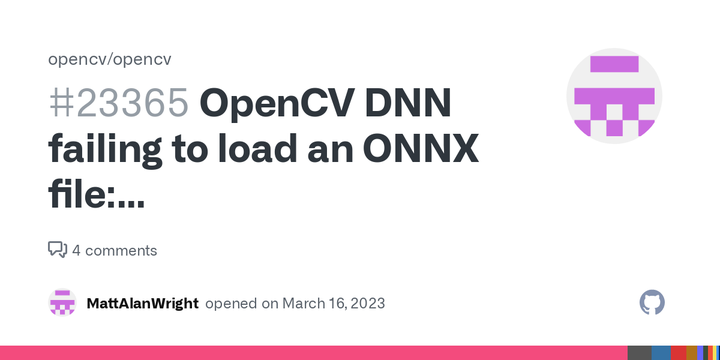 OpenCV调用onnx模型常见问题 - 知乎
