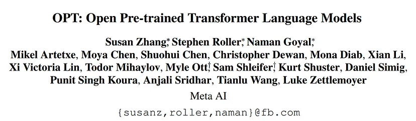 OPT：开源预训练Transformer语言模型 - 知乎