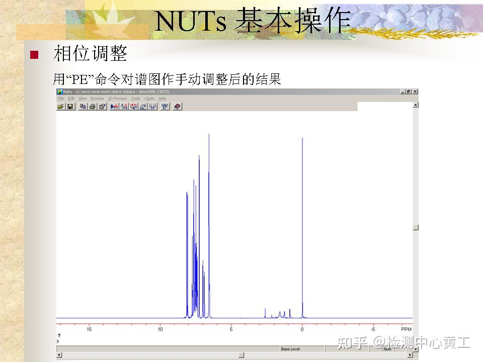 NUTs处理NMR谱图技巧（附PPT!） - 知乎