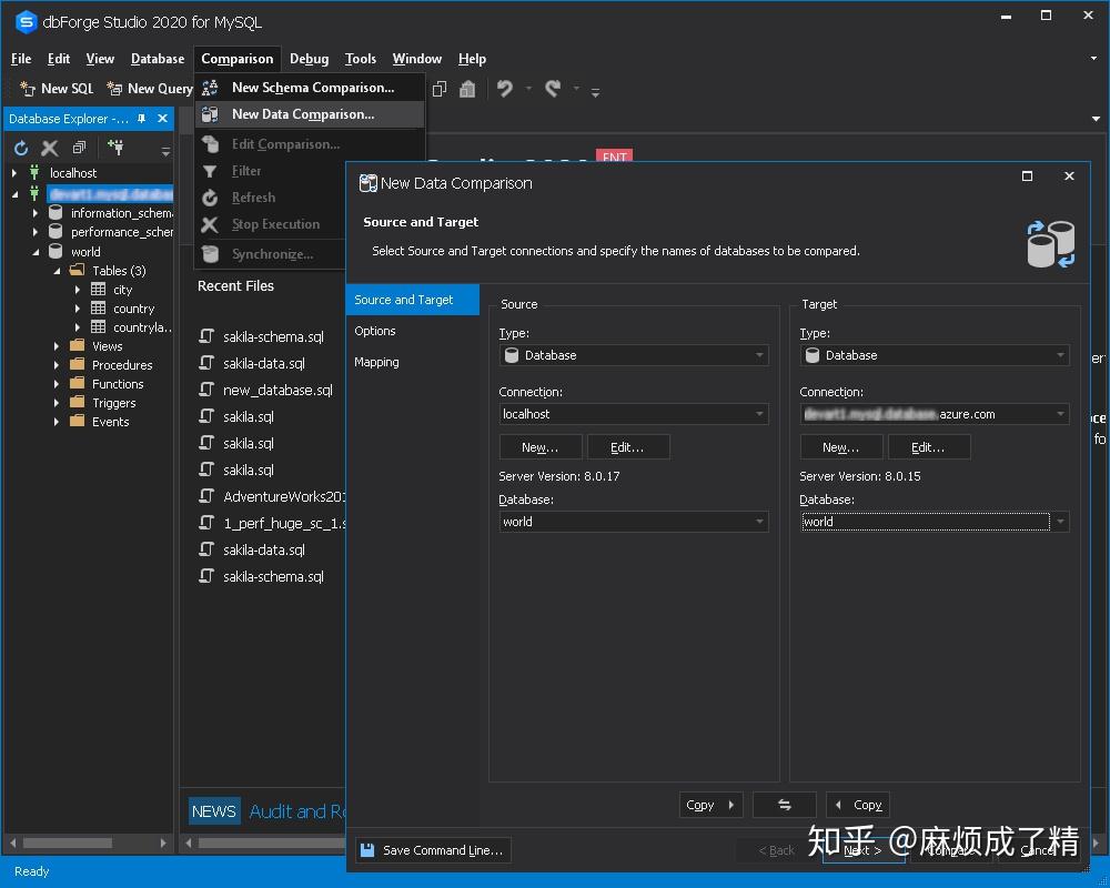 如何使用dbForge Studio for MySQL连接和迁移数据库 - 知乎