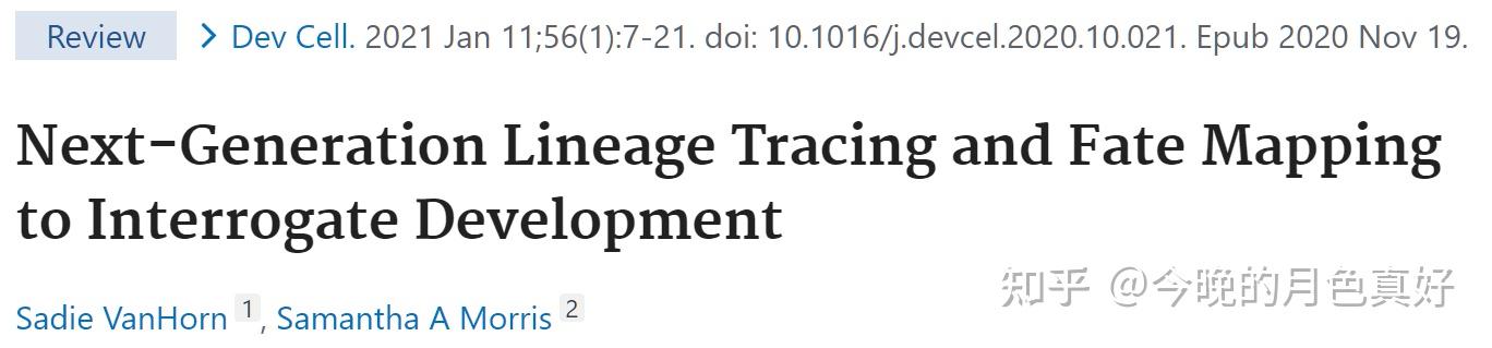 Next-Generation Lineage Tracing and Fate Mapping to Interrogate ...