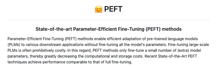 大模型高效微调-PEFT框架介绍 - 知乎