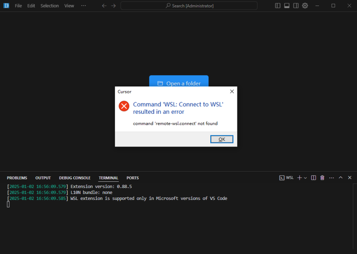Vscode在cursor中连接wsl报错 - 知乎