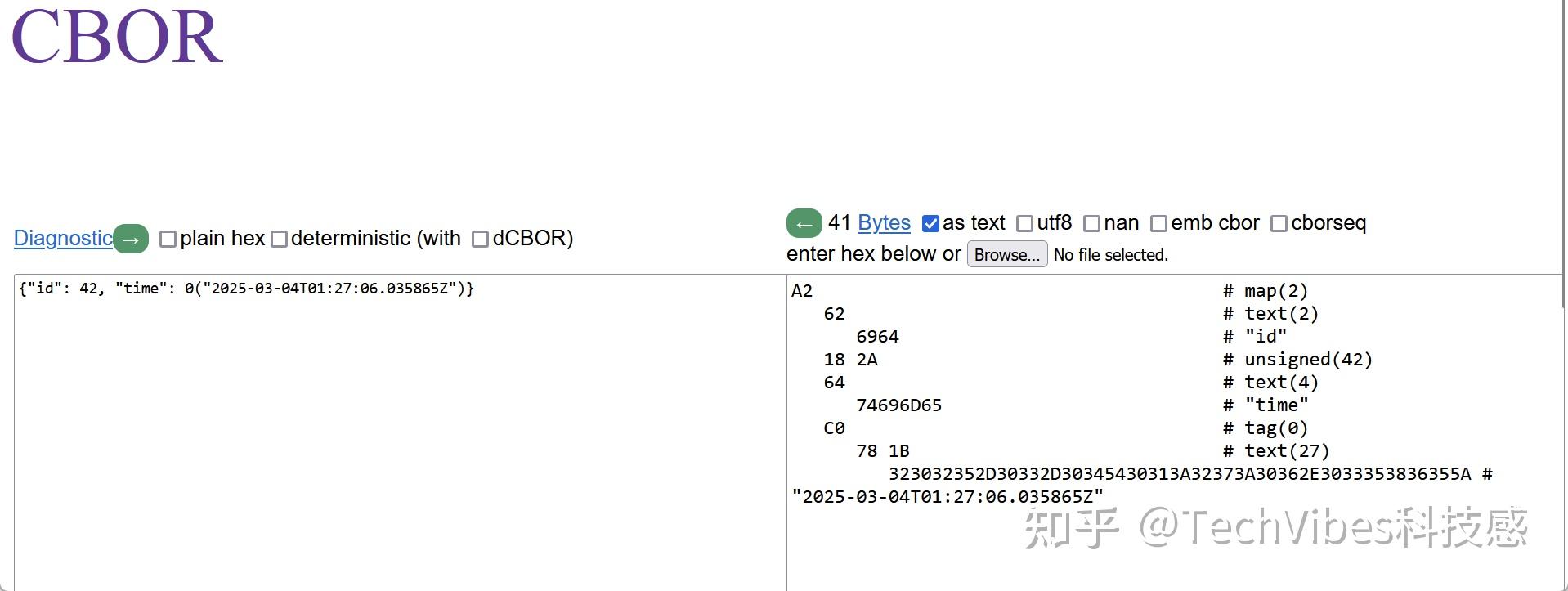 CBOR：比JSON高效的二进制格式，更好的MessagePack - 知乎