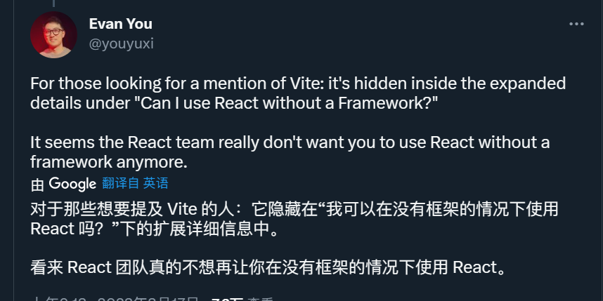 如何看待React新版文档的推荐启动框架改为Next.js、Remix、Gatsby和Expo？ - 知乎