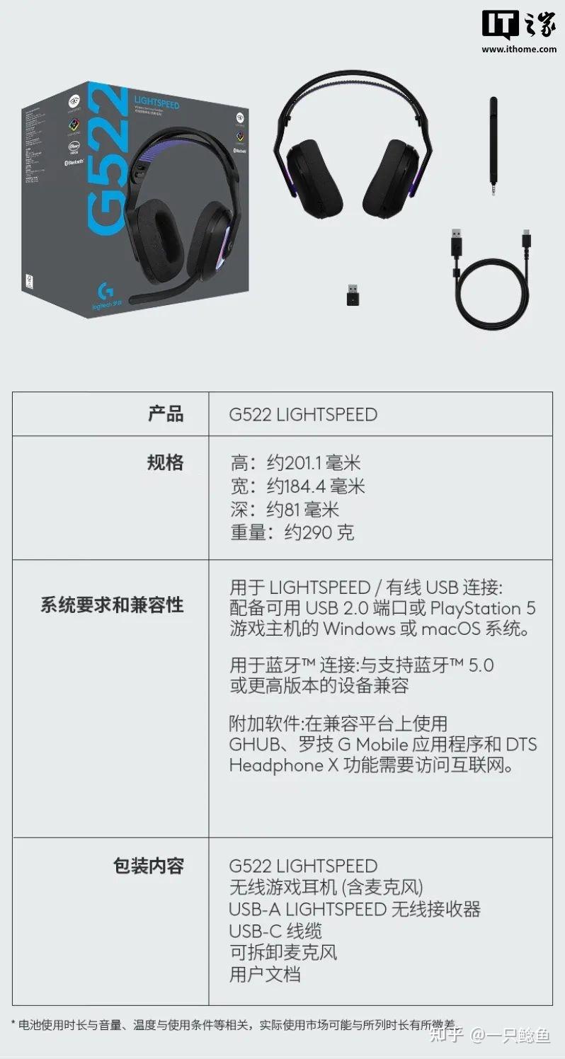 罗技 G522 三模头戴式游戏耳机国行首销，该产品有哪些科技亮点？ - 知乎