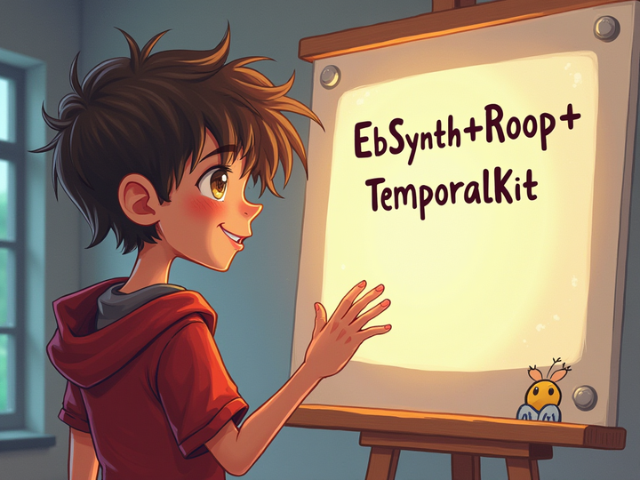 使用EbSynth+Roop+TemporalKit实现视频换脸 - 知乎